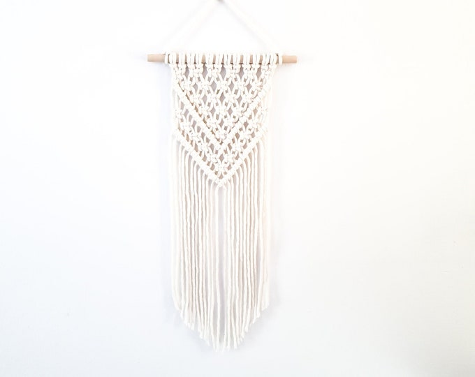 Small Handmade Macrame Wall Hanging Available in Many Colors, Handmade ...