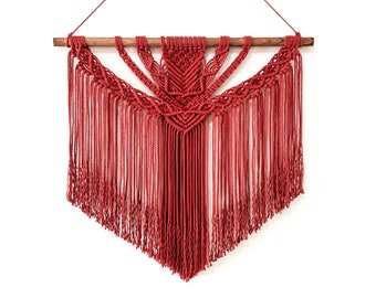 Red Wall Hanging - Etsy