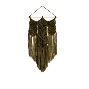 Army Green Small Macrame Wall Hanging - Etsy