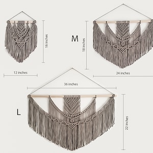 Extra Large Macrame Wall Hanging, 5 Size Options Macrame Wall Art ...