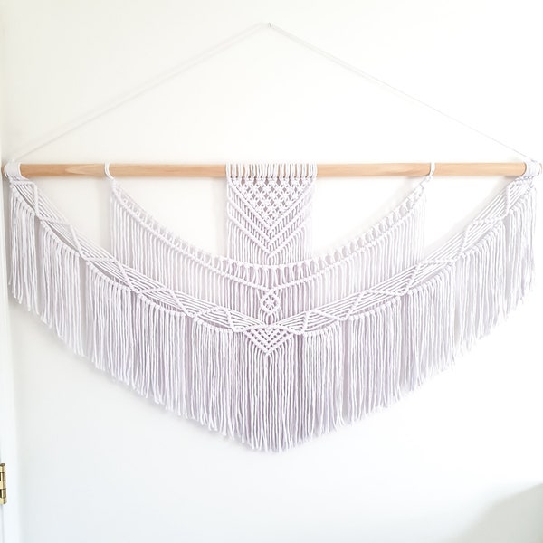 White Macrame - Etsy