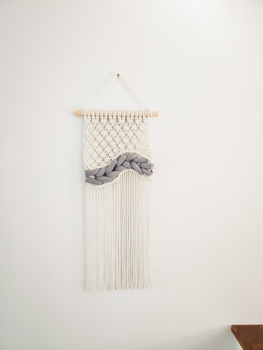 Small Handmade Macrame Wall Hanging, Woven Macrame, Handmade in the ...