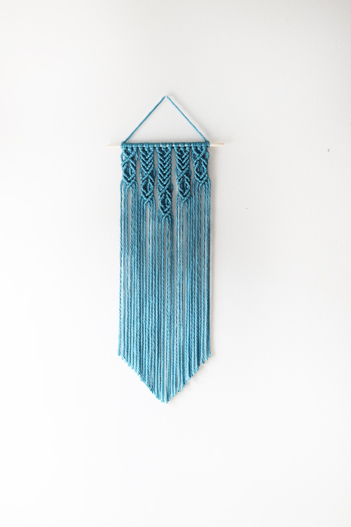 Blue Colored Handmade Macrame Wall Hanging - Etsy