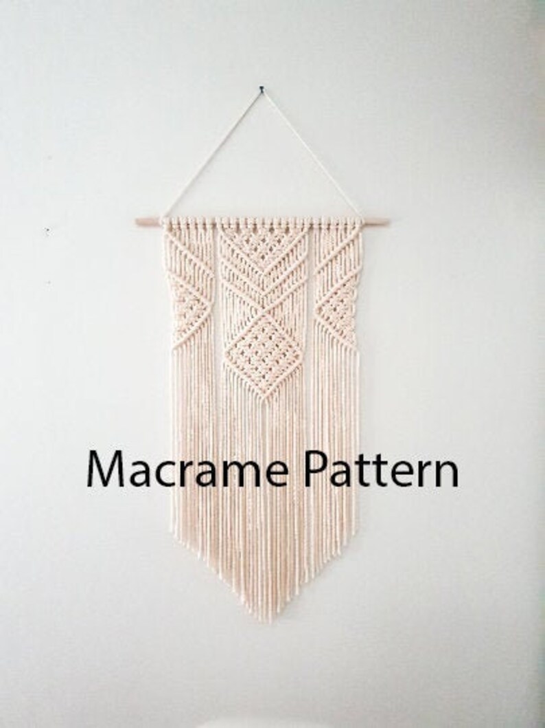 Macrame PATTERN Macrame Patterns Macrame Wall Hanging | Etsy