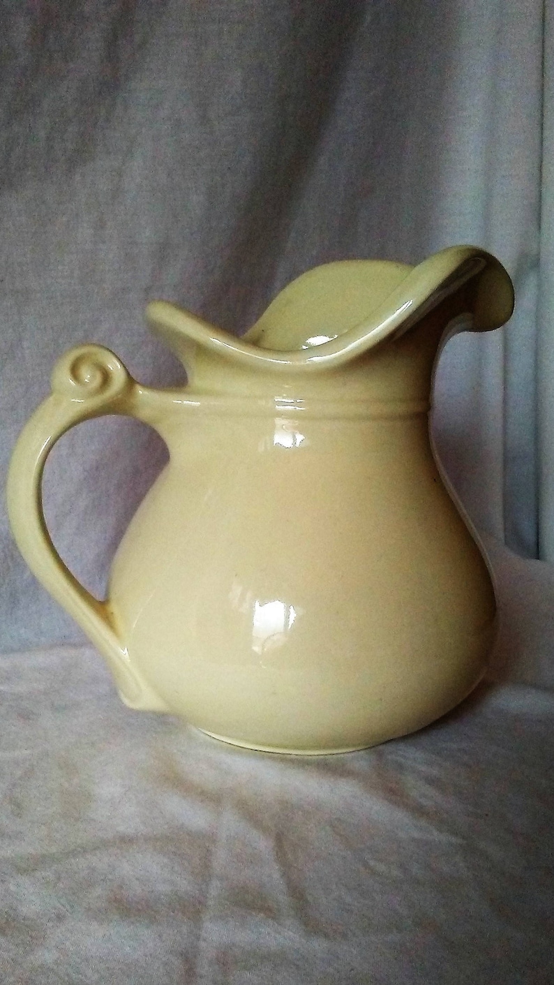 Mccoy Pitcher/water Pitcher/ceramic Pitcher With Grapes/mccoy Grape ...