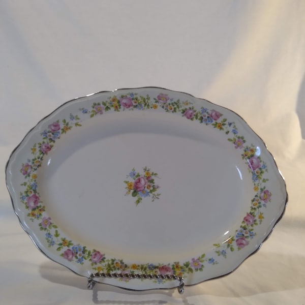 Edwin M Knowles Platter - Etsy