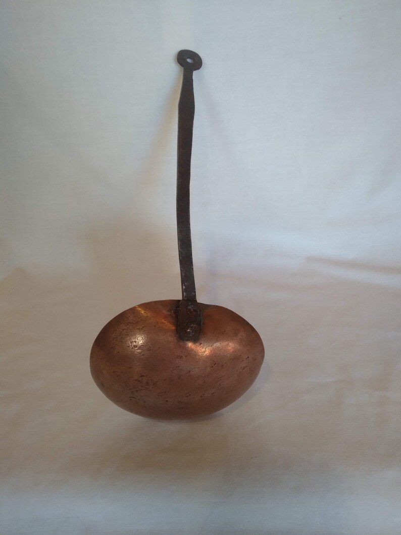 Large Primitive Copper Ladle/water Dipper - Etsy