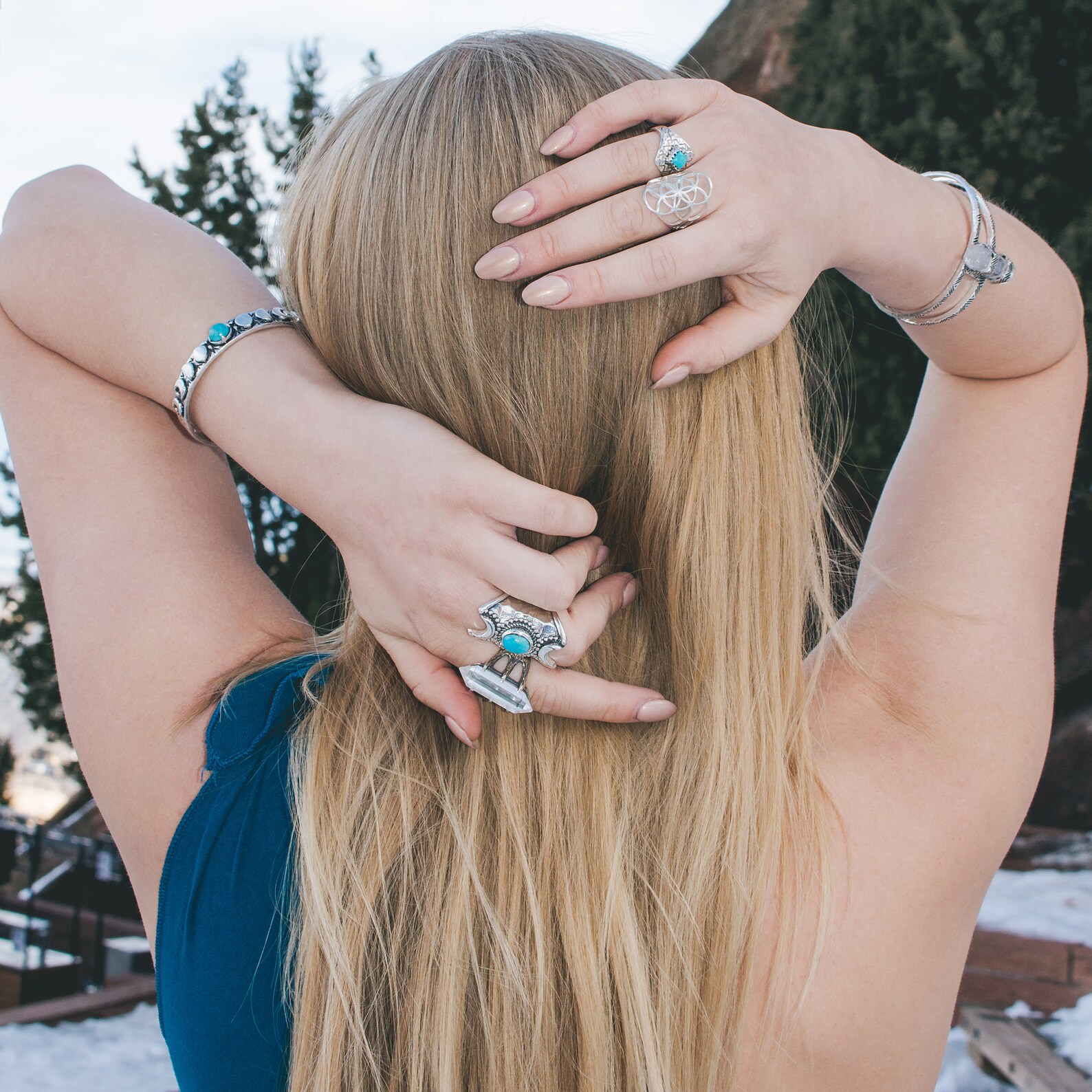 Talon Crystal Ring | Silver / Quartz - Etsy