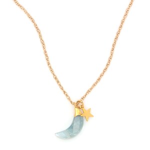 New Moon Necklace | Gold - Etsy