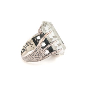 Talon Crystal Ring | Silver / Quartz - Etsy