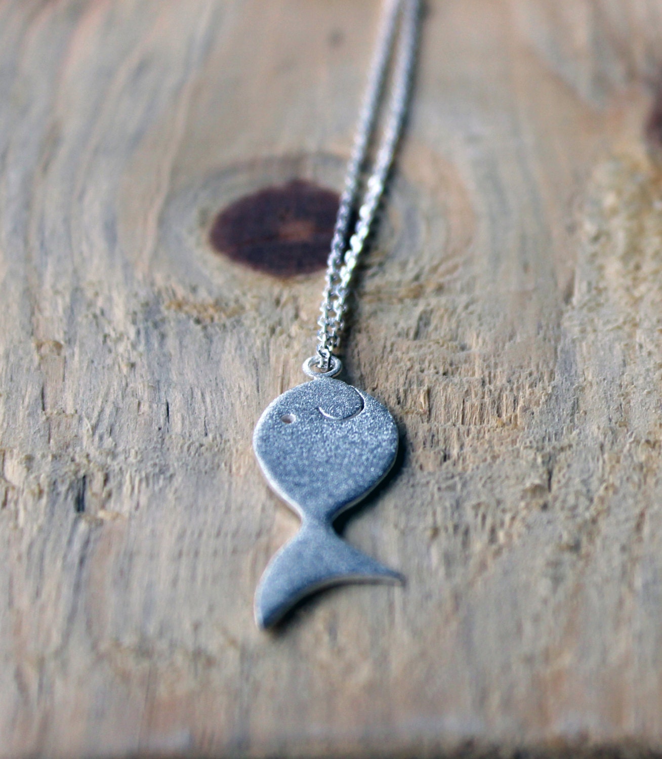 Sterling Silver Fish Necklace-silver Animal Jewelry-silver - Etsy