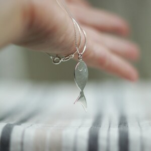 Sterling Silver Fish Necklace-silver Animal Jewelry-silver Ocean ...