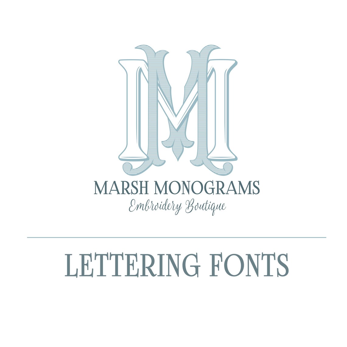 Lettering Fonts Selections for Display Only | Etsy