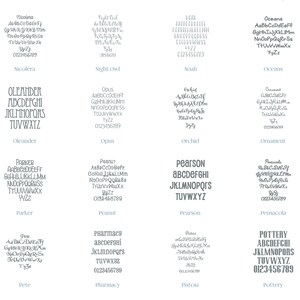 Lettering Fonts Selections for Display Only - Etsy