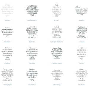 Lettering Fonts Selections for Display Only - Etsy