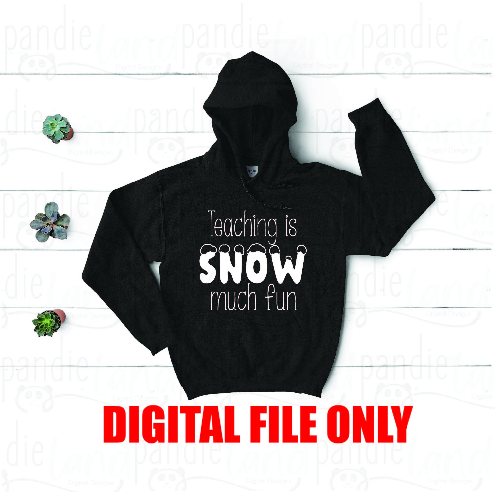 Teaching is Snow Much Fun SVG/JPEG/PNG digital Files Only - Etsy