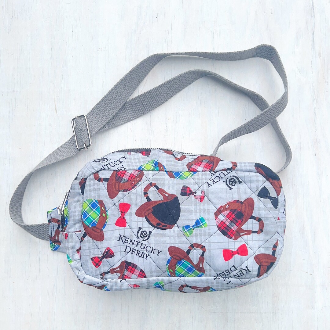 Kentucky Derby Bag- Horse Jockeys Unisex Belt Bag, KY Derby Purse ...