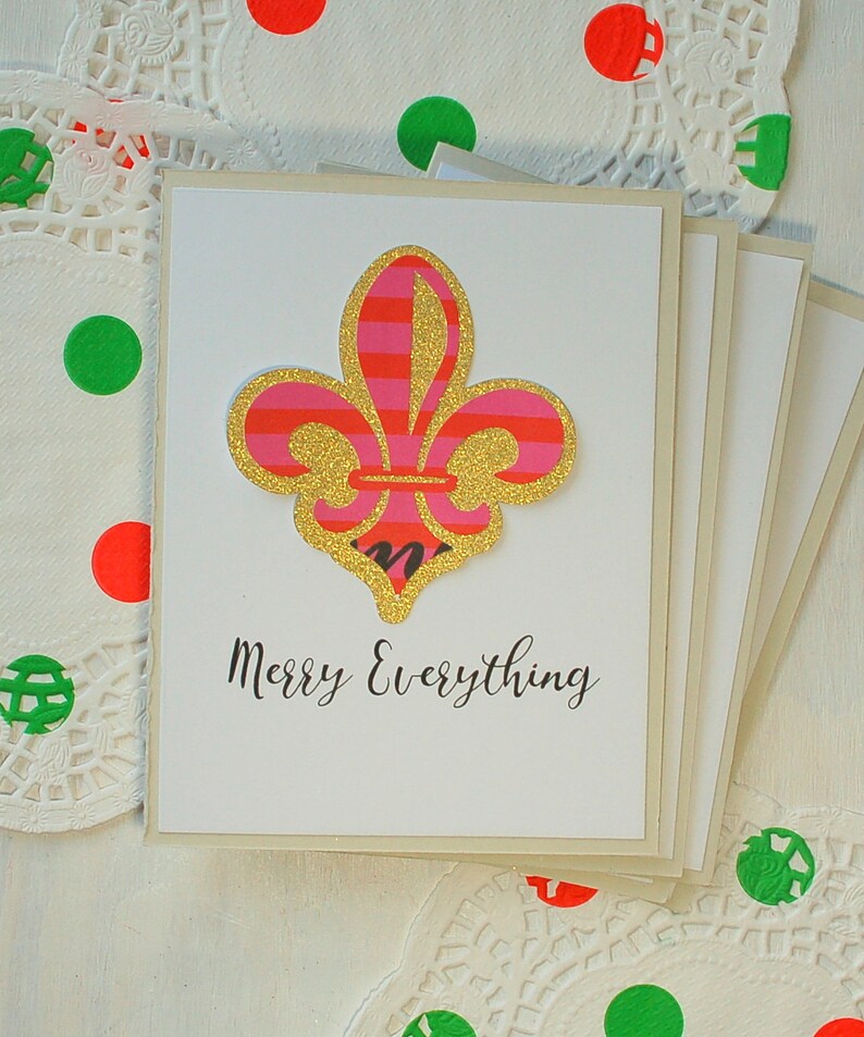 Boxed Set Merry Everything Cards Set of 5 Merry Christmas - Etsy