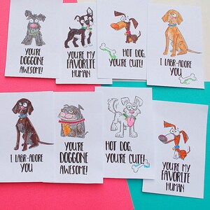 Kids Lunchbox Notes Dog Lunchbox Notes, Back to School Lunchbox Cards ...