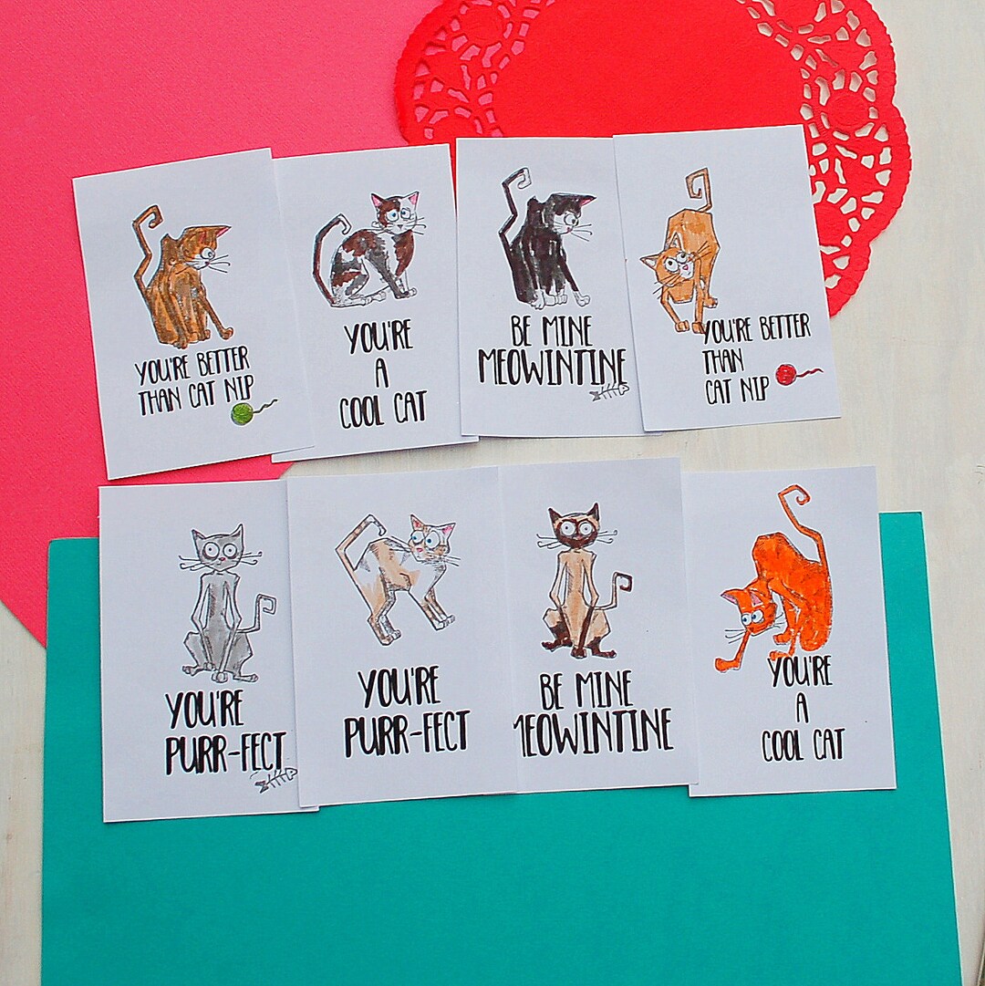 Printable Lunchbox Notes Cat Lunchbox Notes, Back to School Lunchbox ...