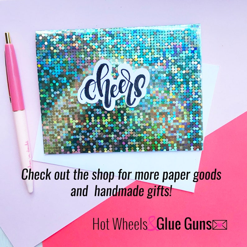 Congratulations Card Woohoo Blue Glitter Card Throw - Etsy