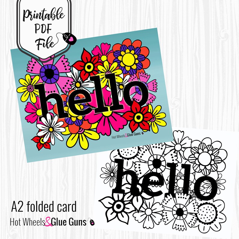 Printable Encouragement Cards - Printable Note Cards, DIY Hello Cards ...