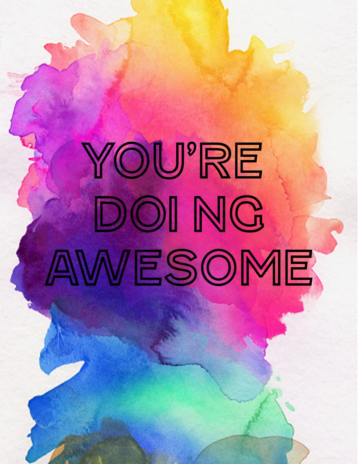 You're Doing Awesome 8x10 Print Printable Wall Art - Etsy