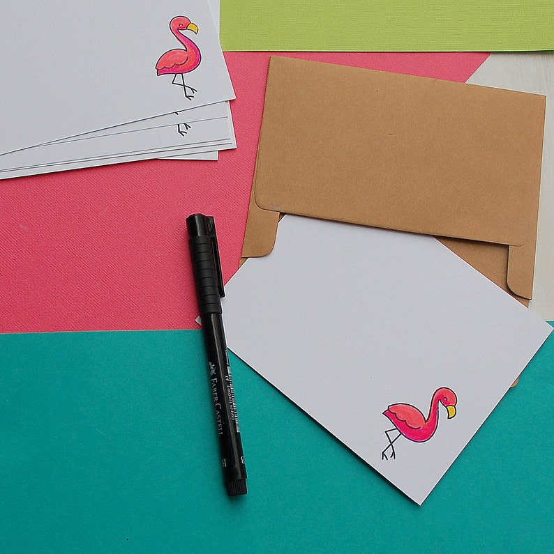 Personalized Stationery Flamingo Stationery Mothers Day - Etsy