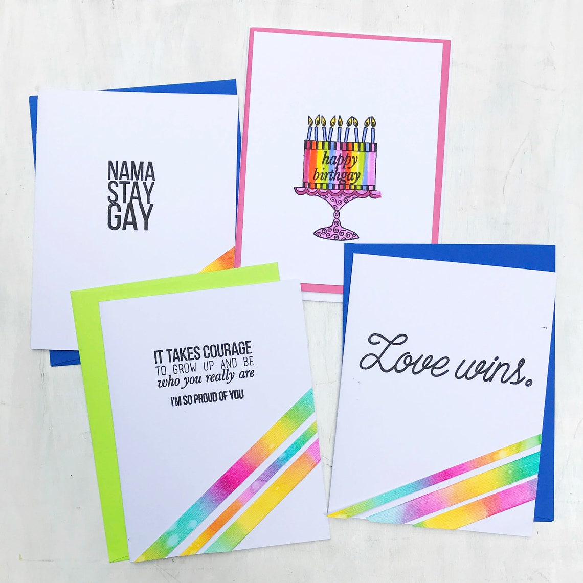 LGBTQ Coming Out Card Friendship Card Rainbow Pride Card - Etsy