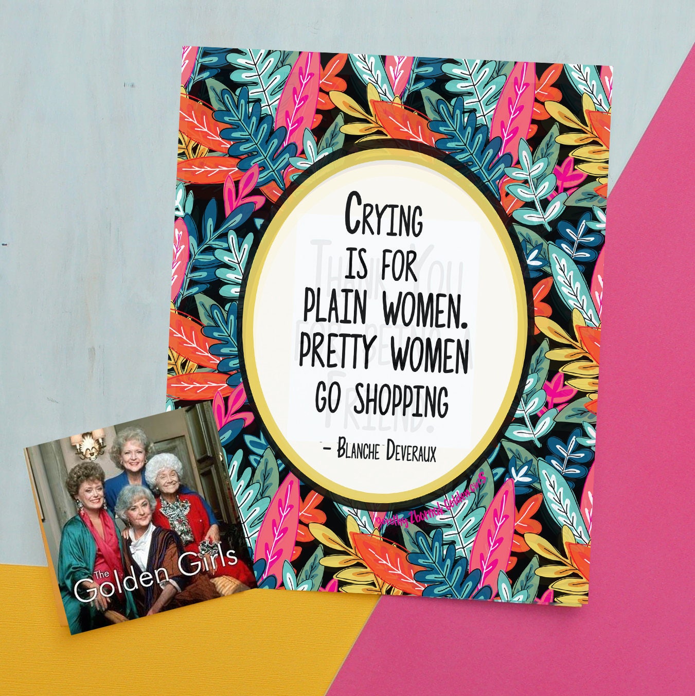 Golden Girls Fan Art 8x10 Printable Golden Girls Art Instant Download Betty White Bea Arthur