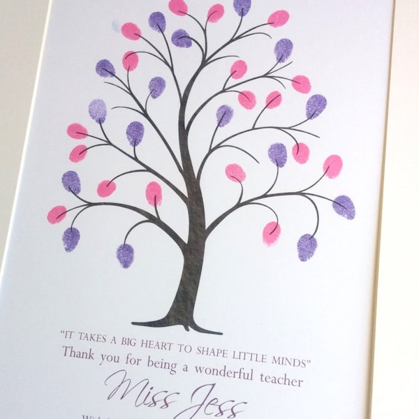 Fingerprint Tree - Etsy