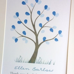 Teachers Gift, DIY Fingerprint Tree, Classroom Gift, Thank You Card ...