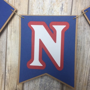 Customize Baseball Banner With Baseball Pennants- Choose Your Home Team ...