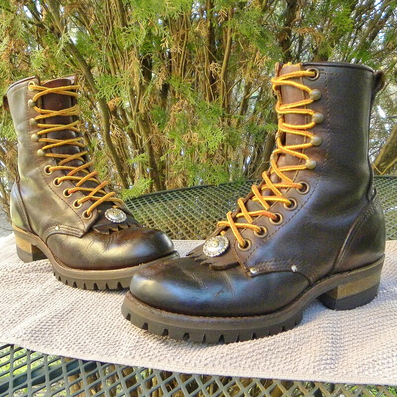 Logger Boots - Etsy