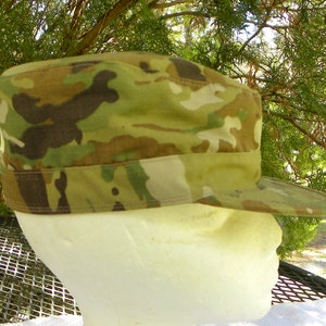 US Military Issue Multicam Field Cap W/cat Eyes--ocp Camouflage Patrol ...