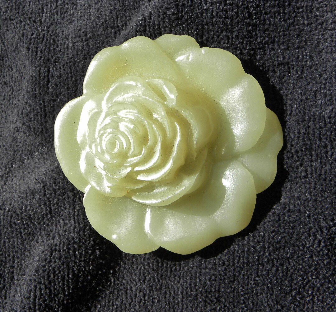 Vintage 90s USA White Rose Belt Buckle for Stretchy Belt or Scarf ...