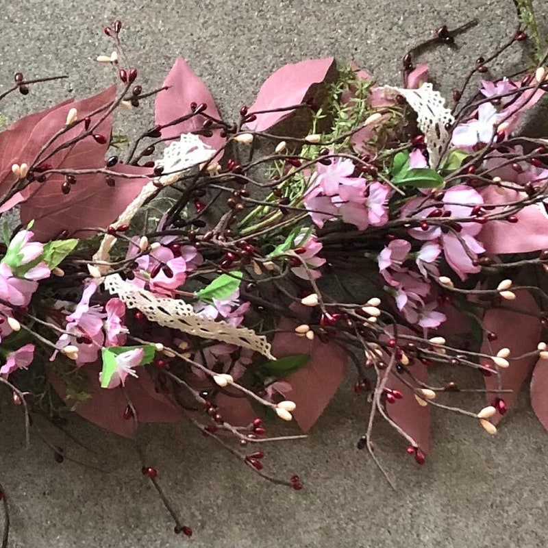 Spring Floral Garland - Etsy