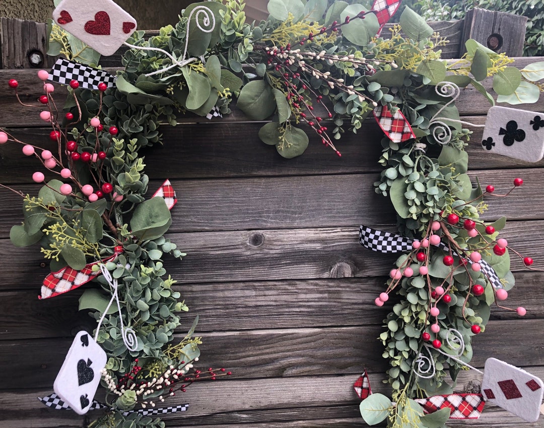 Spade and Club Playing Card Garland Valentine's Day Garland Birthday ...
