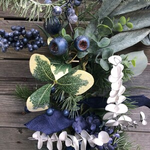 Winter Garland Winter Berry Garland Winter Eucalyptus Swag Winter ...