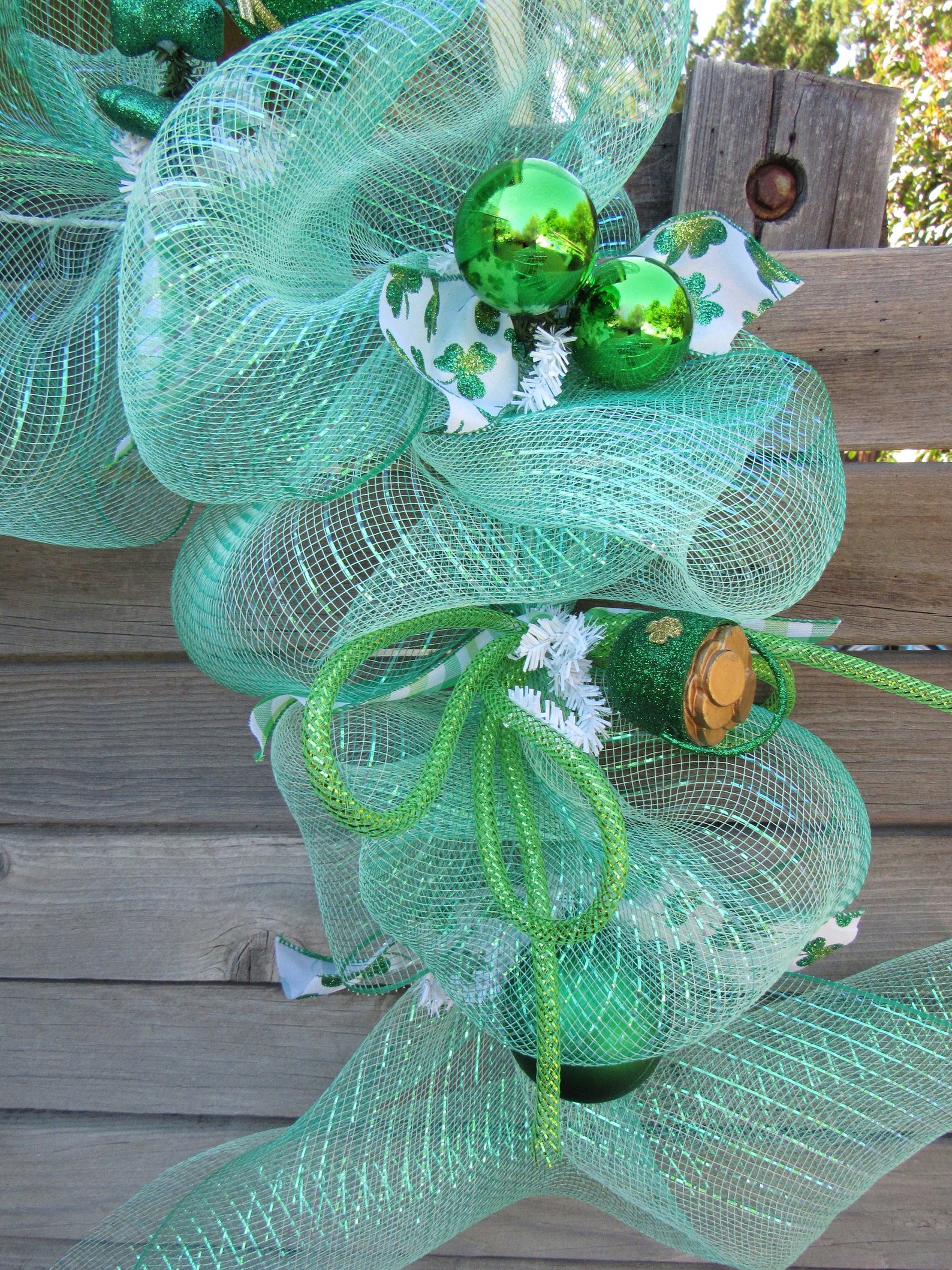 St. Patrick's Day Garland Shamrock Garland St. Pat's | Etsy