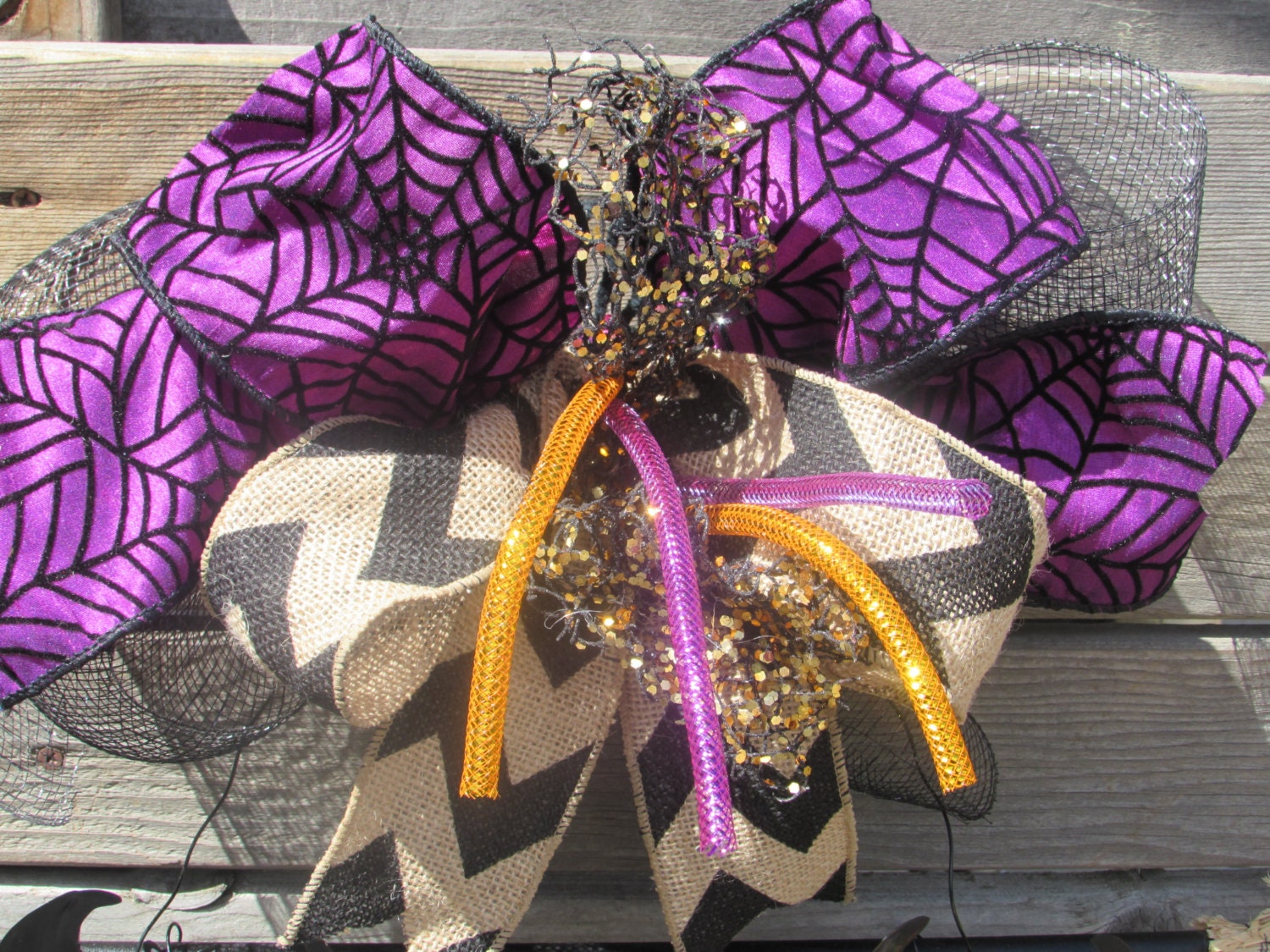 Halloween Door Decor Beware Door Decor Spider Web Door Decor - Etsy