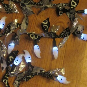 Halloween Lighted Garland Halloween Lights Halloween Decor Ghost Lights ...
