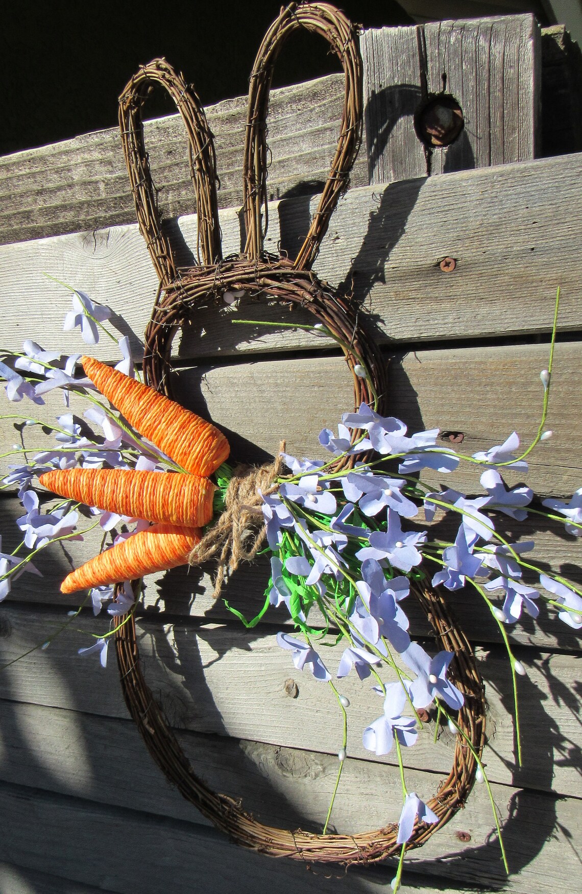 20 Bunny Door Decor Twig Bunny Decor Bunny Wreath Bunny | Etsy