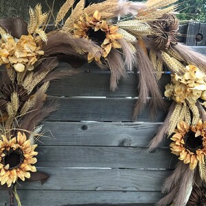 Fall Wheat Garland Thanksgiving Garland Pumpkin Table Swag Fall ...