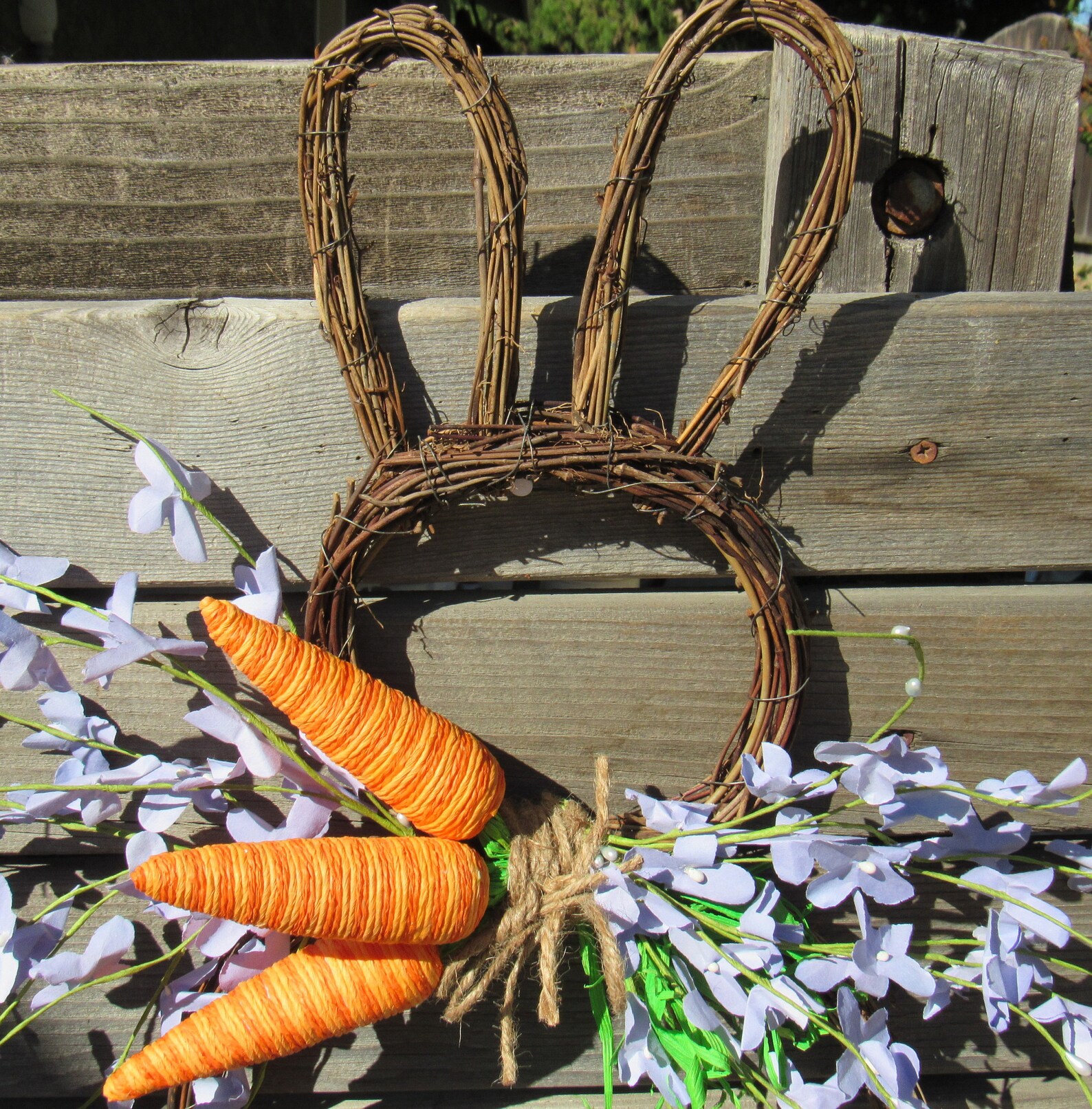 20 Bunny Door Decor Twig Bunny Decor Bunny Wreath Bunny | Etsy