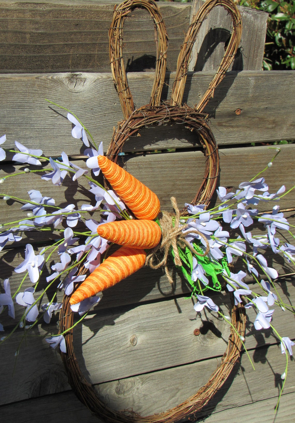 20 Bunny Door Decor Twig Bunny Decor Bunny Wreath Bunny | Etsy
