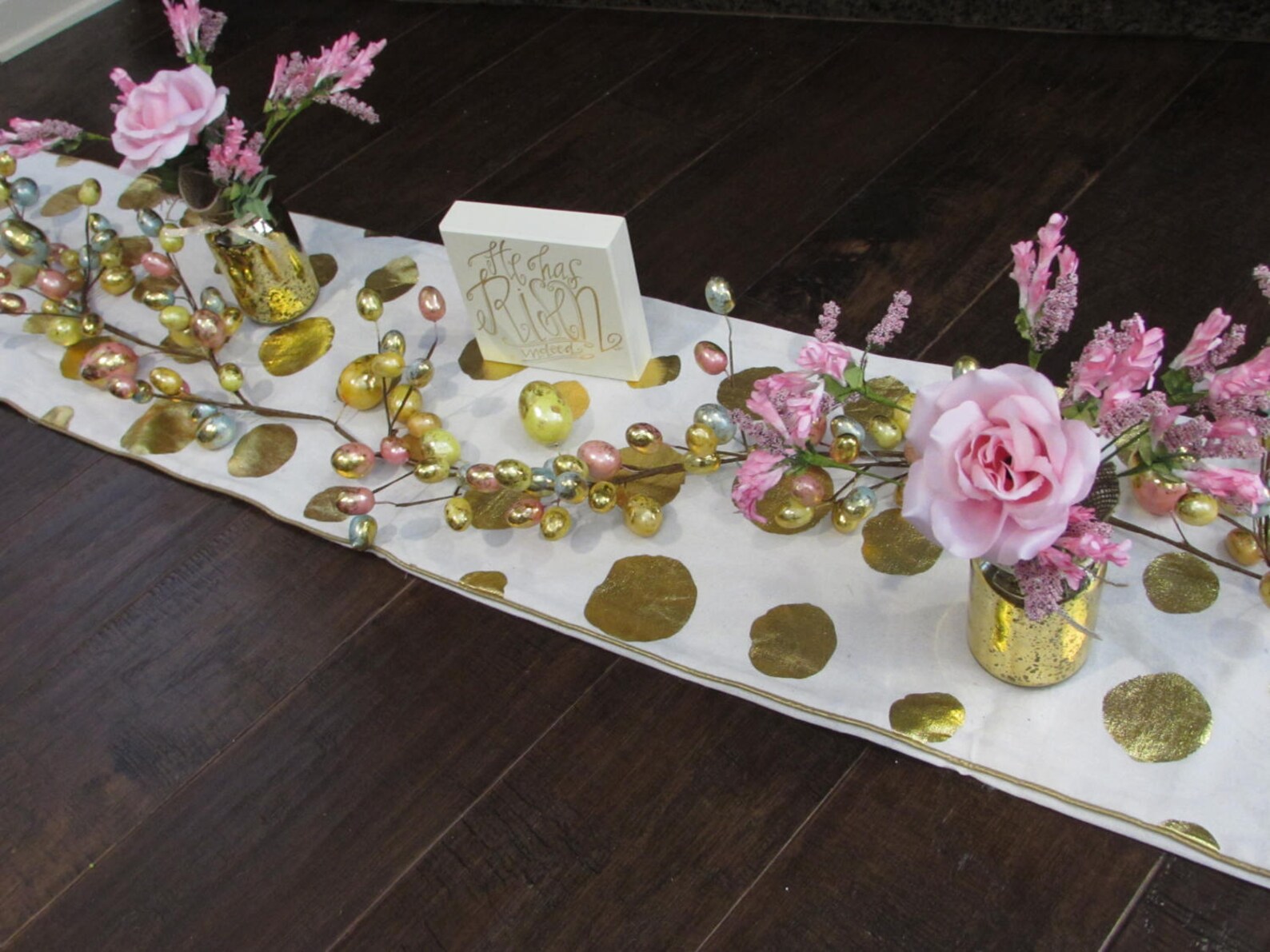 Easter Table Centerpiece Religious Easter Table Decor He Has Risen ...