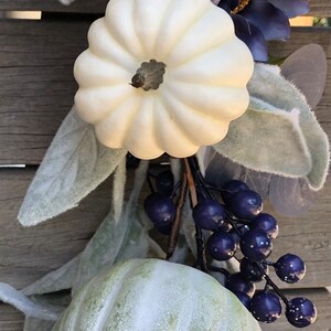 Fall Garland Fall Pumpkin Table Decor Fall Eucalyptus Mantel Swag ...