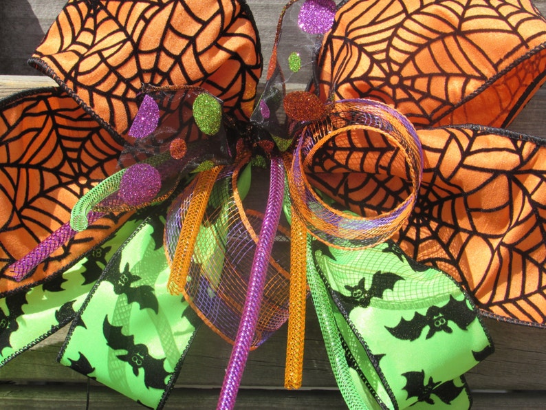 Halloween Door Decor Trick or Treat Door Decor Spider Web Door - Etsy