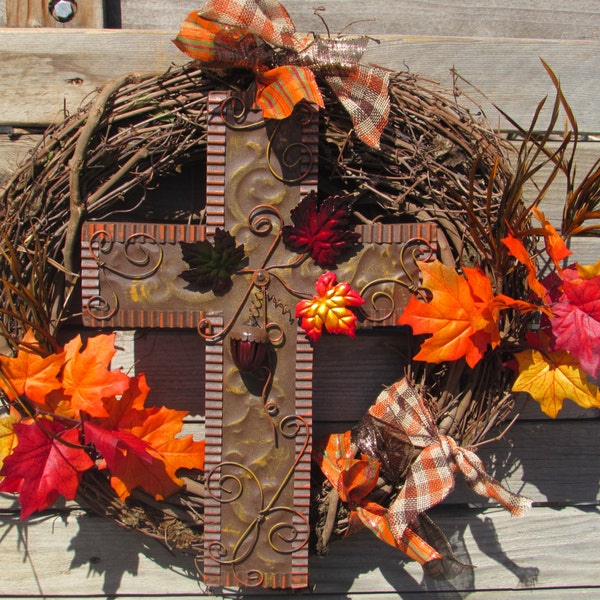 Grapevine Cross - Etsy